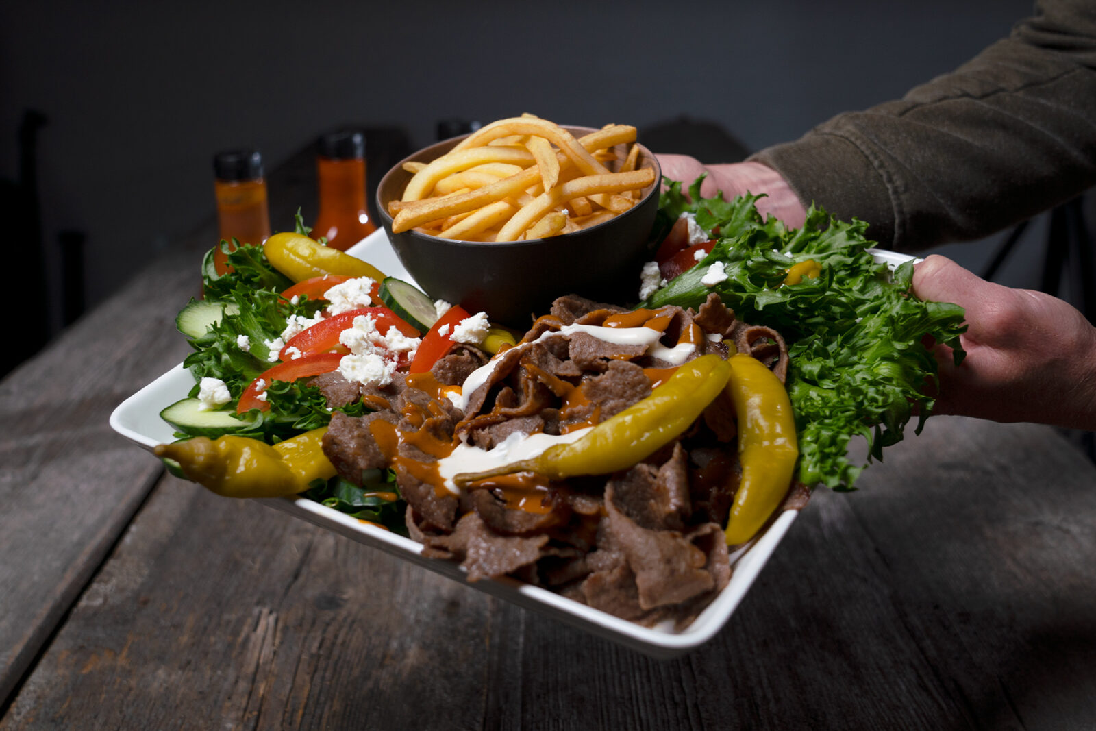 Kebab Ranskalaisilla Resepti - Herkullinen itsetehty ruoka